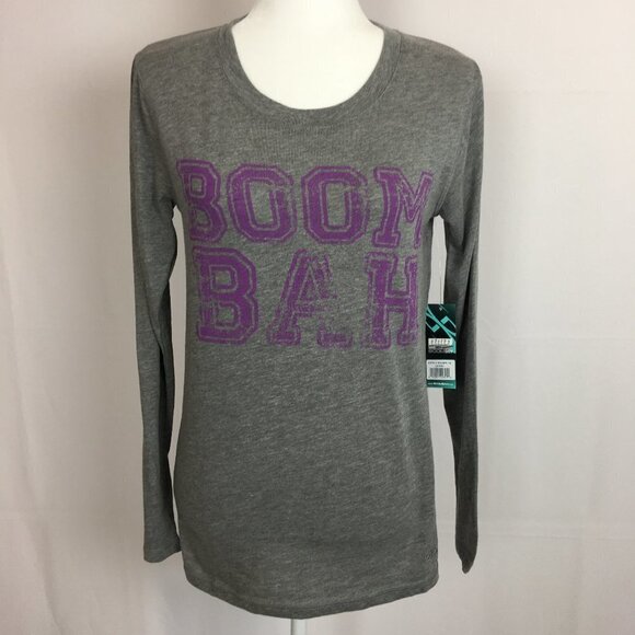 Boombah | Tops | Boombah Boom Dry Logo Tshirt Long Sleeve Gray | Poshmark